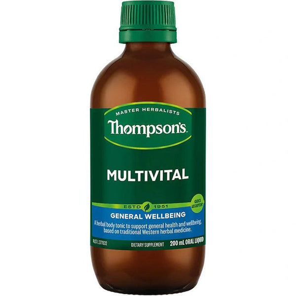 Thompsons Multivital Oral Liquid 200ml – QVM Vitamins™